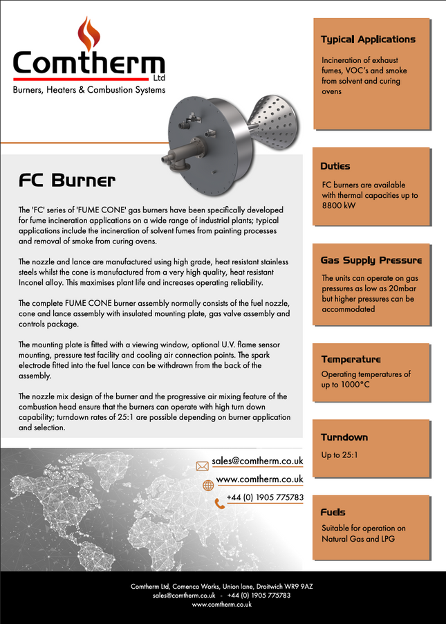 FC Burner – Comtherm Ltd