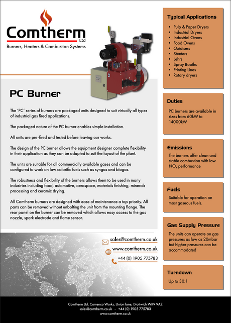 PC Burner – Comtherm Ltd