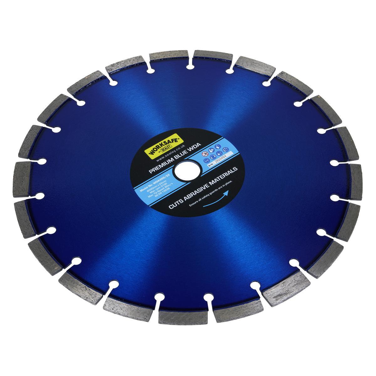 Premium Blue WDA Diamond Blade 300 x 22mm – Comtherm Ltd